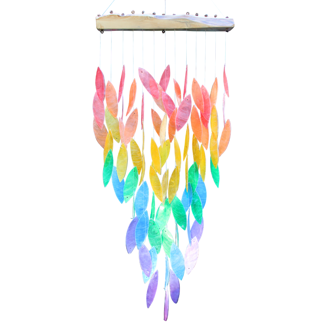 Falling Shell Leaves Wind Chime – Beauty and the Wind