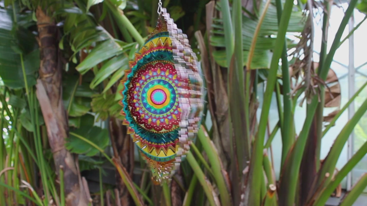 Mandala of Joy Wind Spinner – Beauty and the Wind