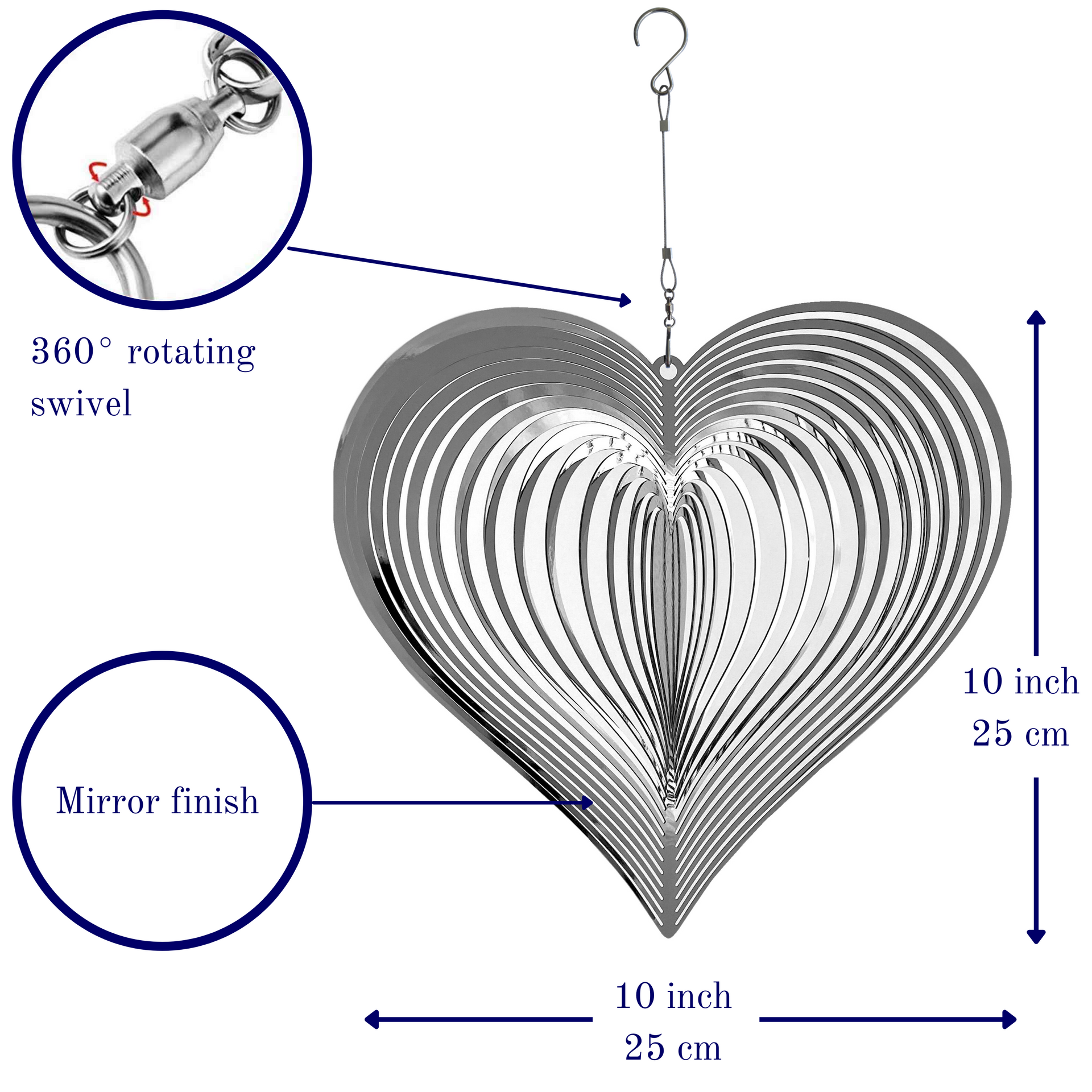 Heart Wind Spinner – Beauty and the Wind